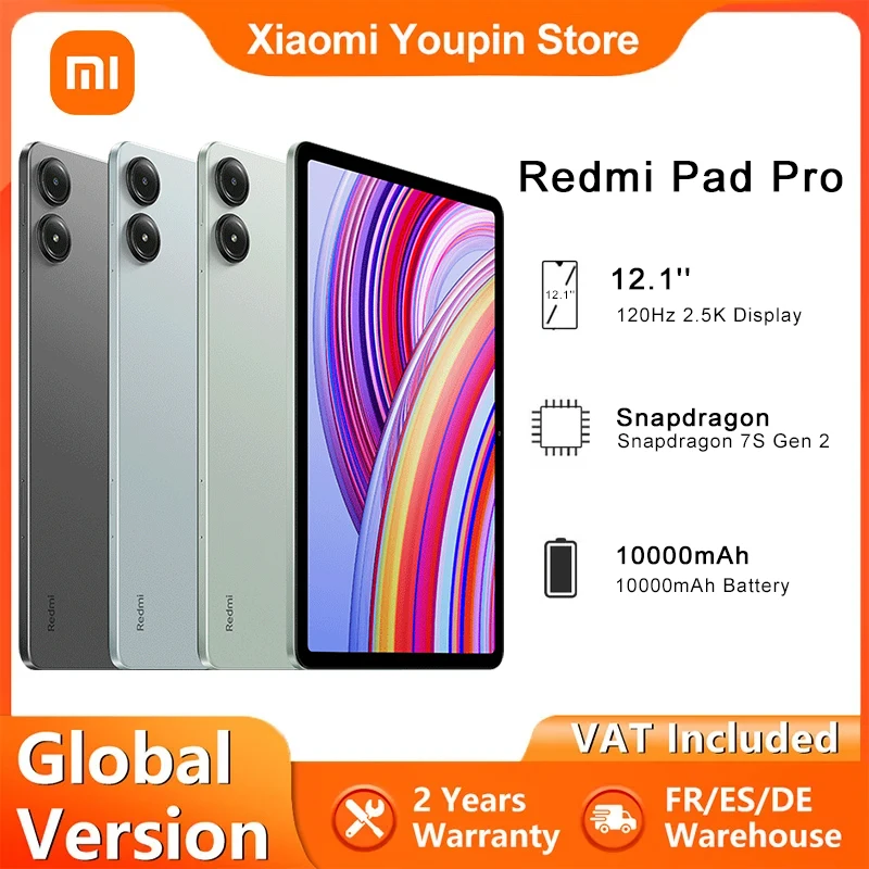 Global Version Xiaomi Redmi Pad Pro Tablet z EU za $195.83 / ~792zł ...