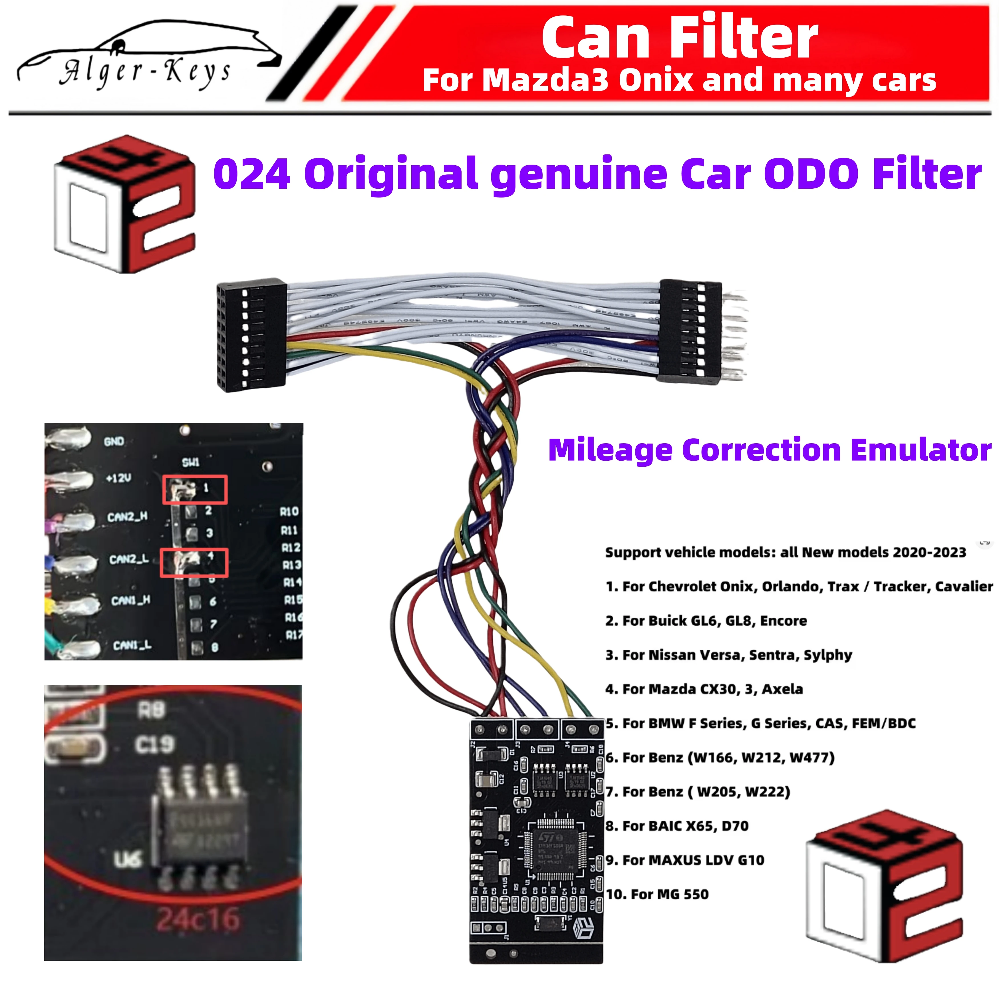 Algernon-keys CAN Filter Universal 10in1 For Chevrolet Onix For Benz ...