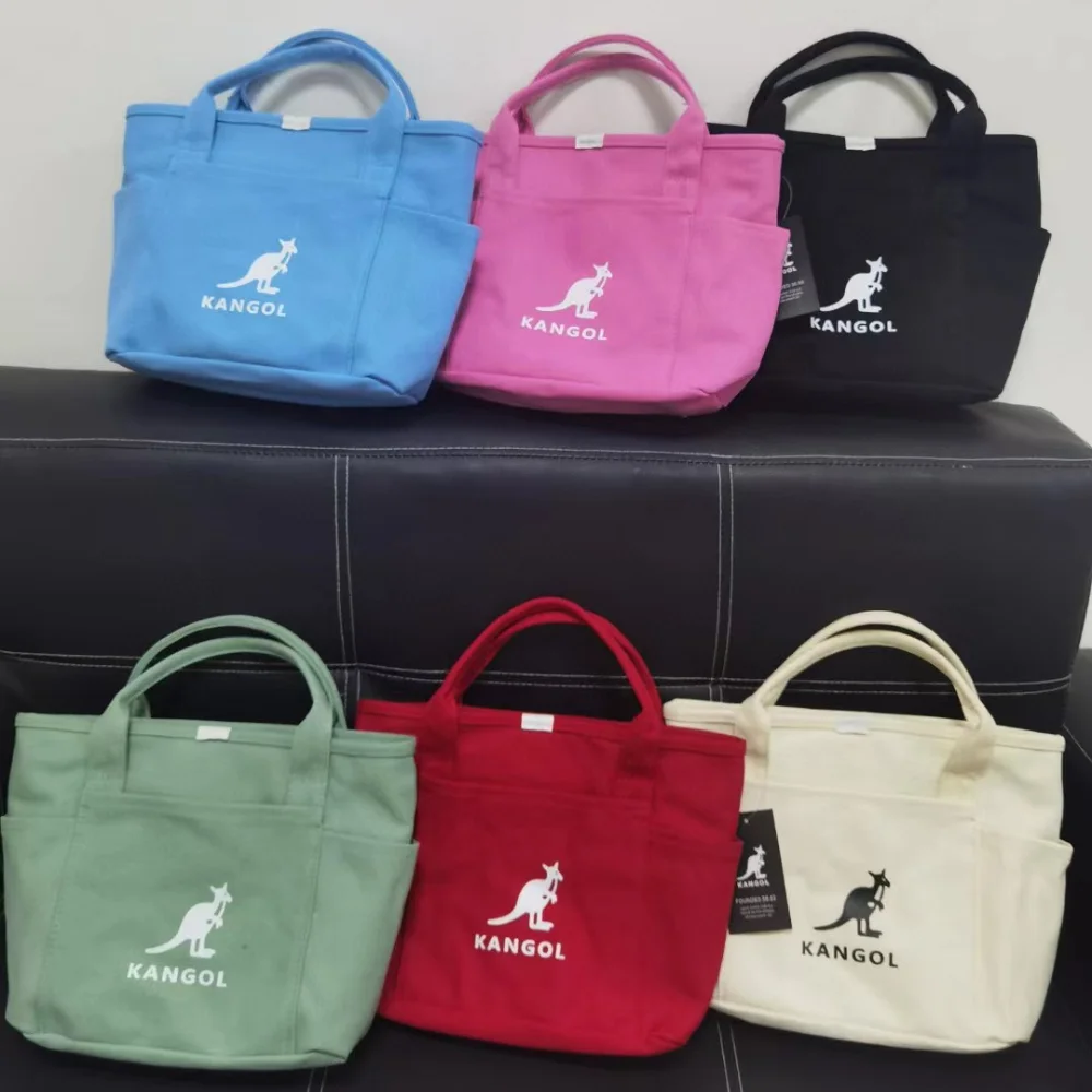 Kangol 럭셔리 여성 가방 지갑 핸드백 디자이너 패션 백팩 캥거루 버킷백 스트리트 숄더 메신저백 신제품