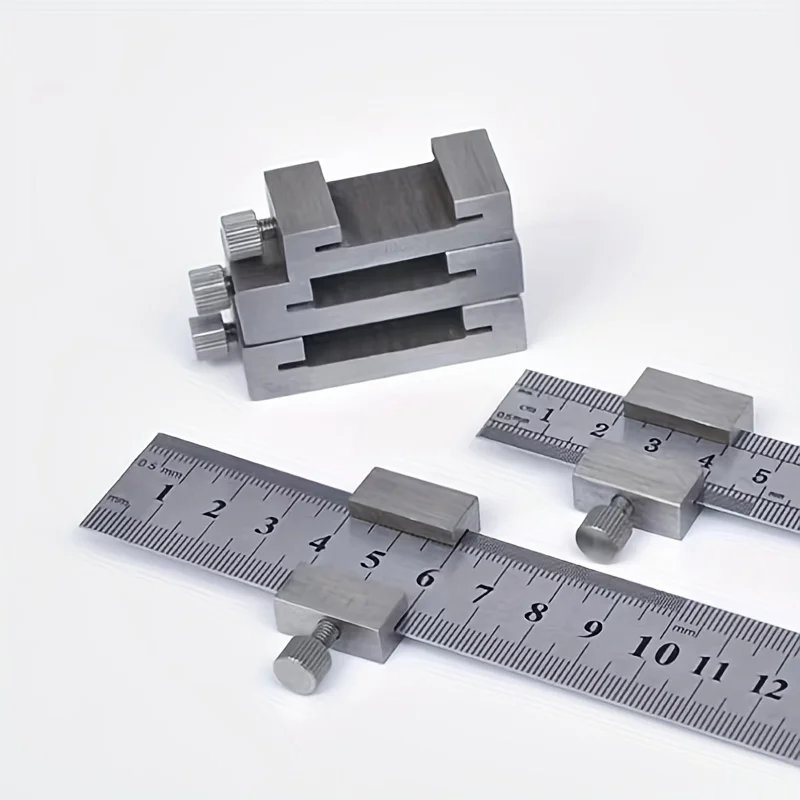 Carbon-Steel-Ruler-Limit-Block-Measuring-Rulers-Positioner-Adjustable ...