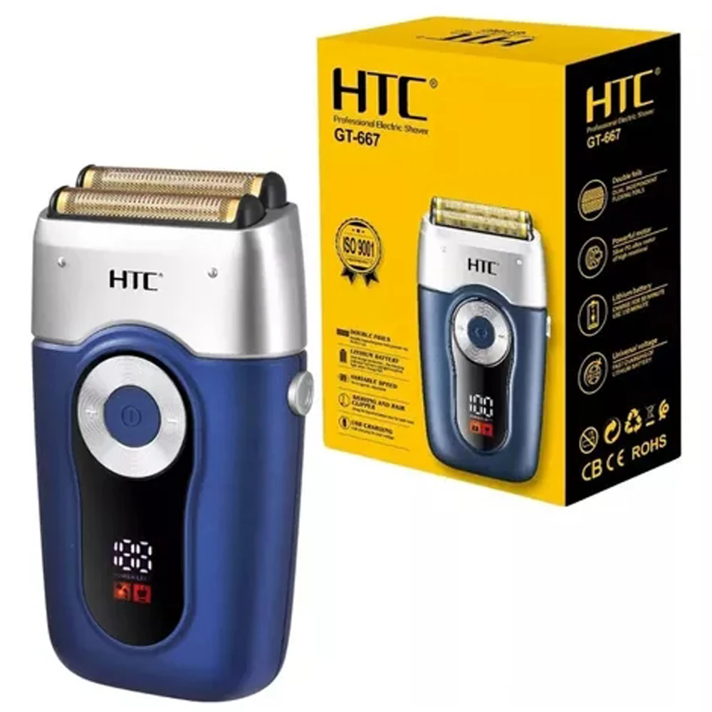 HTC-GT-667-Rechargeable-LCD-display-Professional-Zero-Cutting-Men ...