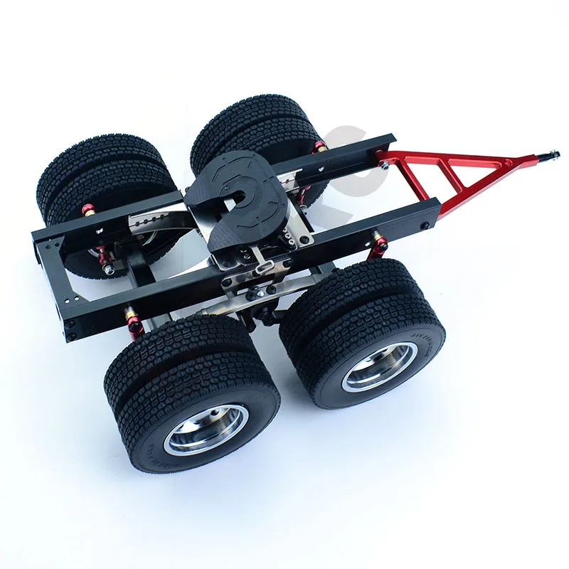 1:14th Scale 2 Axle Metal Trailer Transfer Trailer with Grinding Disc ...