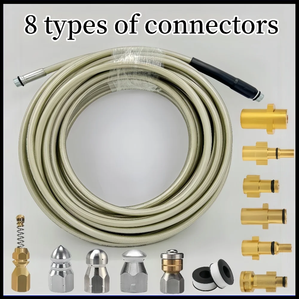 Sewer-Drainage-Cleaning-Hose-High-Pressure-Hose-Pipe-Cleaner-Pressure ...