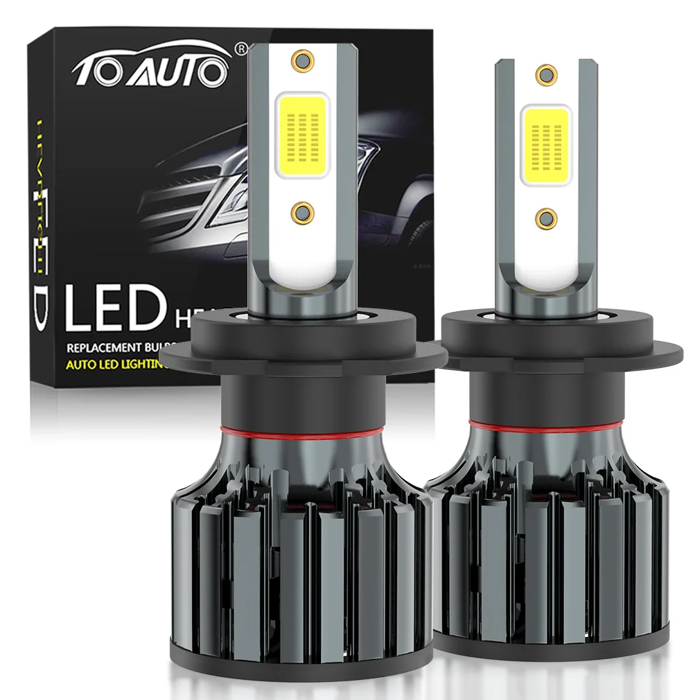 30000LM H7 H4 H1 H8 H11 LED Car Headlight Bulb 9004 9007 H13 Hi Lo LED ...