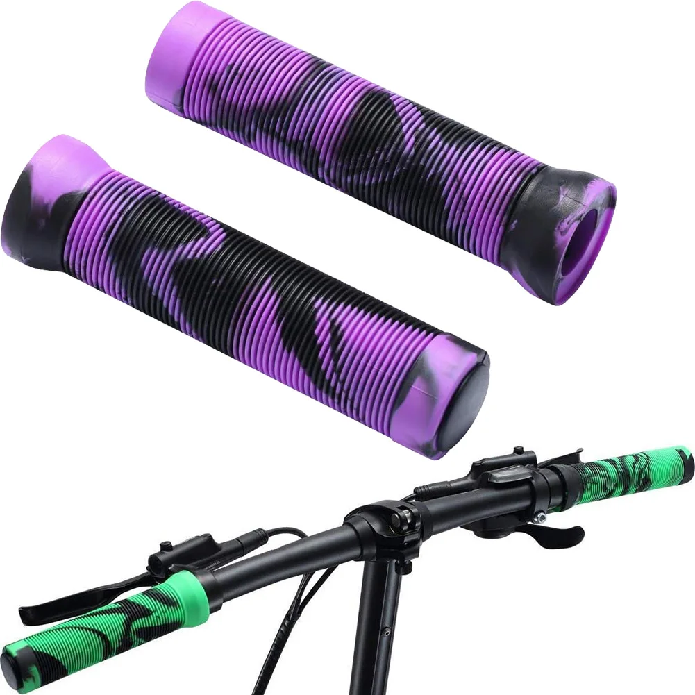 Bicycle Grips Mountain Non-Slip Soft Rubber Bike Handlebar Cuff ...