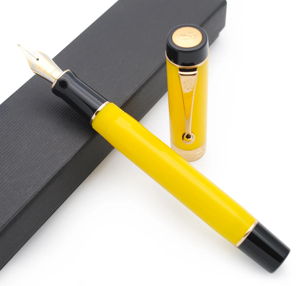 Jinhao-Centennial-100-Fountain-Pen-18KGP-Golden-Plated-M-Nib-0-7mm ...