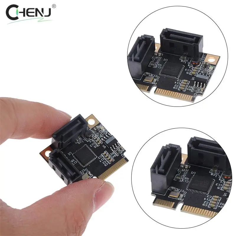 High Quality ASM1061 Mini PCIE To SATA3.0 Add On Cards Expansion Cards ...