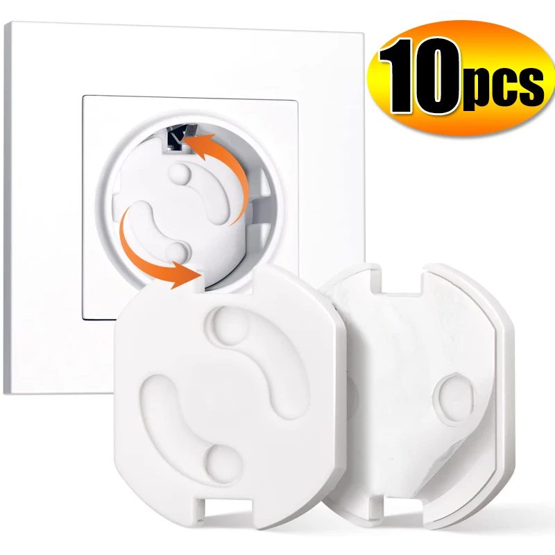 1-10pcs-EU-Stand-Power-Socket-Cover-Electrical-Outlet-Baby-Child-Safety ...