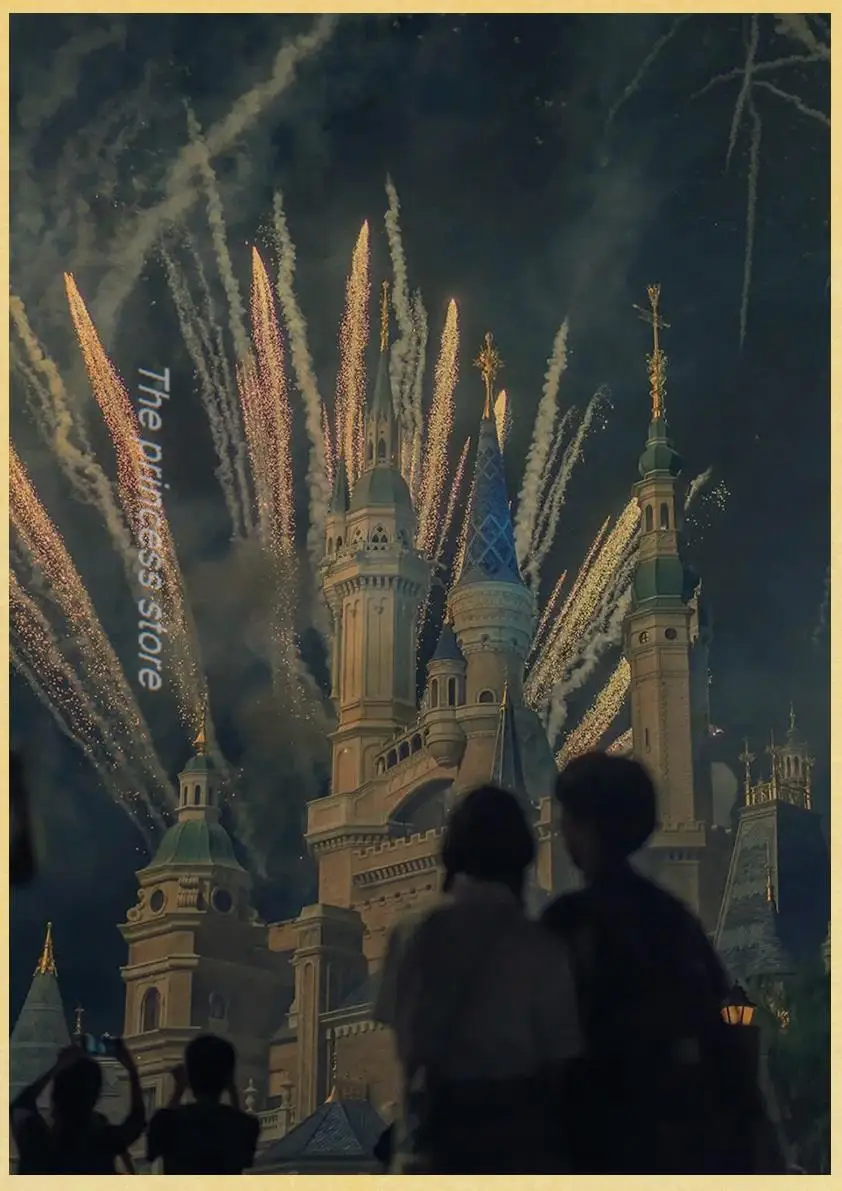 Vintage Disney Castle Posters