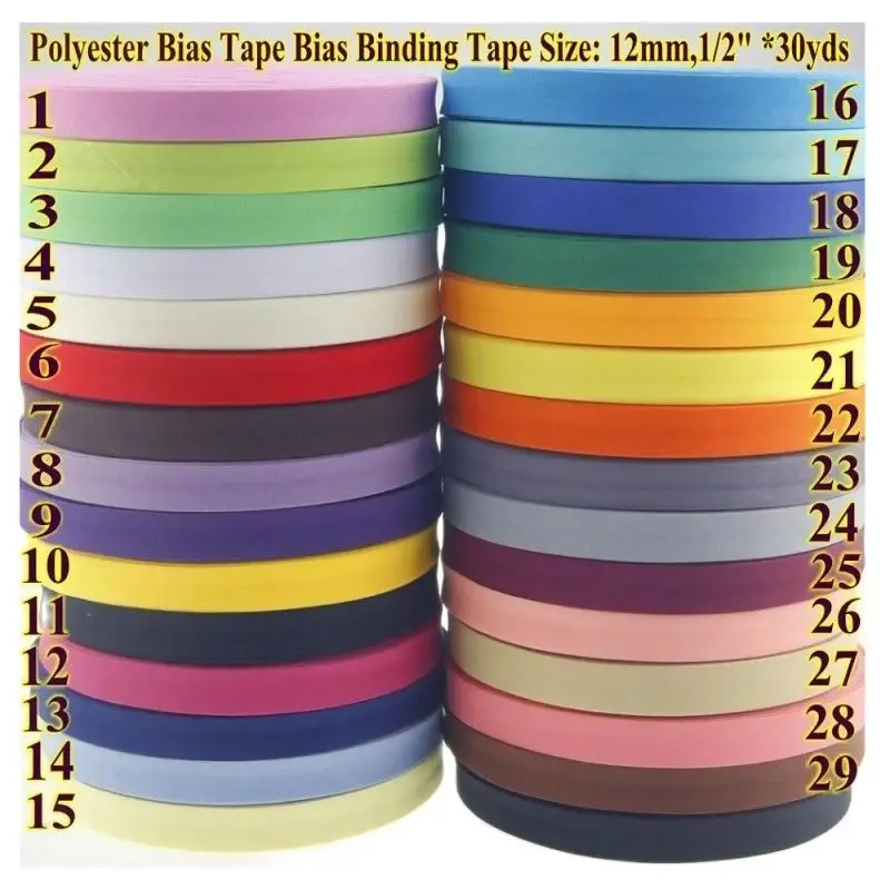 Polyester-Bias-Binding-Tape-the-Most-Popular-DIY-Sewing-Folded-bias ...