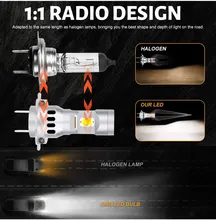 Dualvision H7 LED 120W Headlight 30000LM 3580 CSP Chip High Bright Car ...