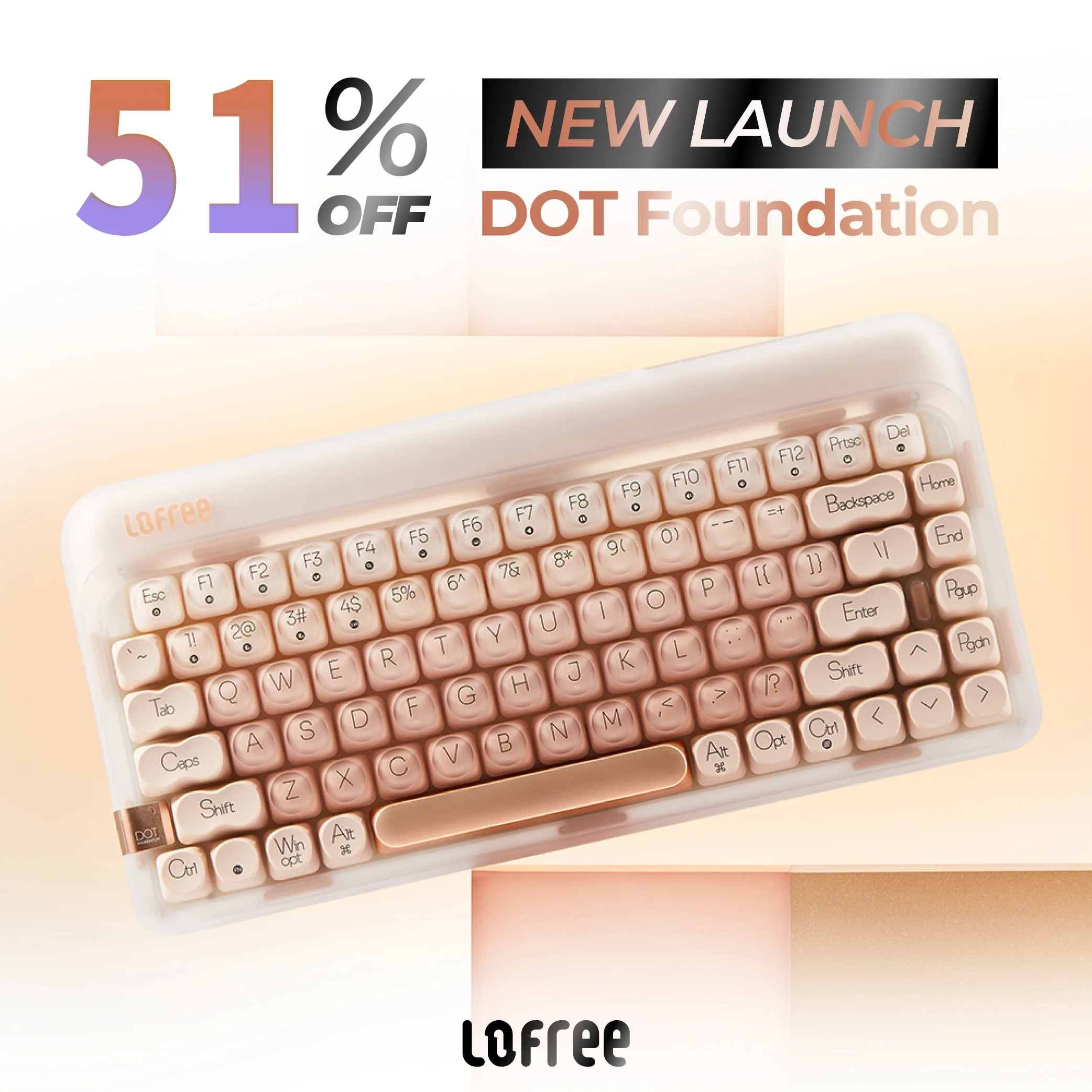 LOFREE-DOT-Foundation-Mechanical-Keyboard-Wireless-Bluetooth-Three-Mode ...
