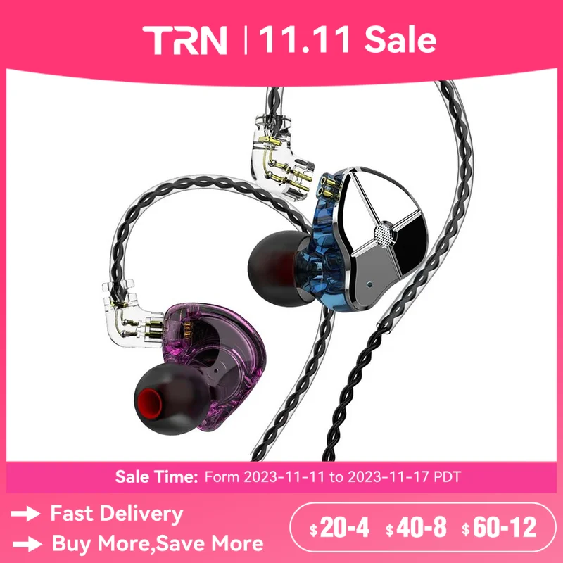 TRN-ST1-1DD-1BA-Hybrid-In-Ear-Earphone-HIFI-DJ-Monitor-Running-Sport ...