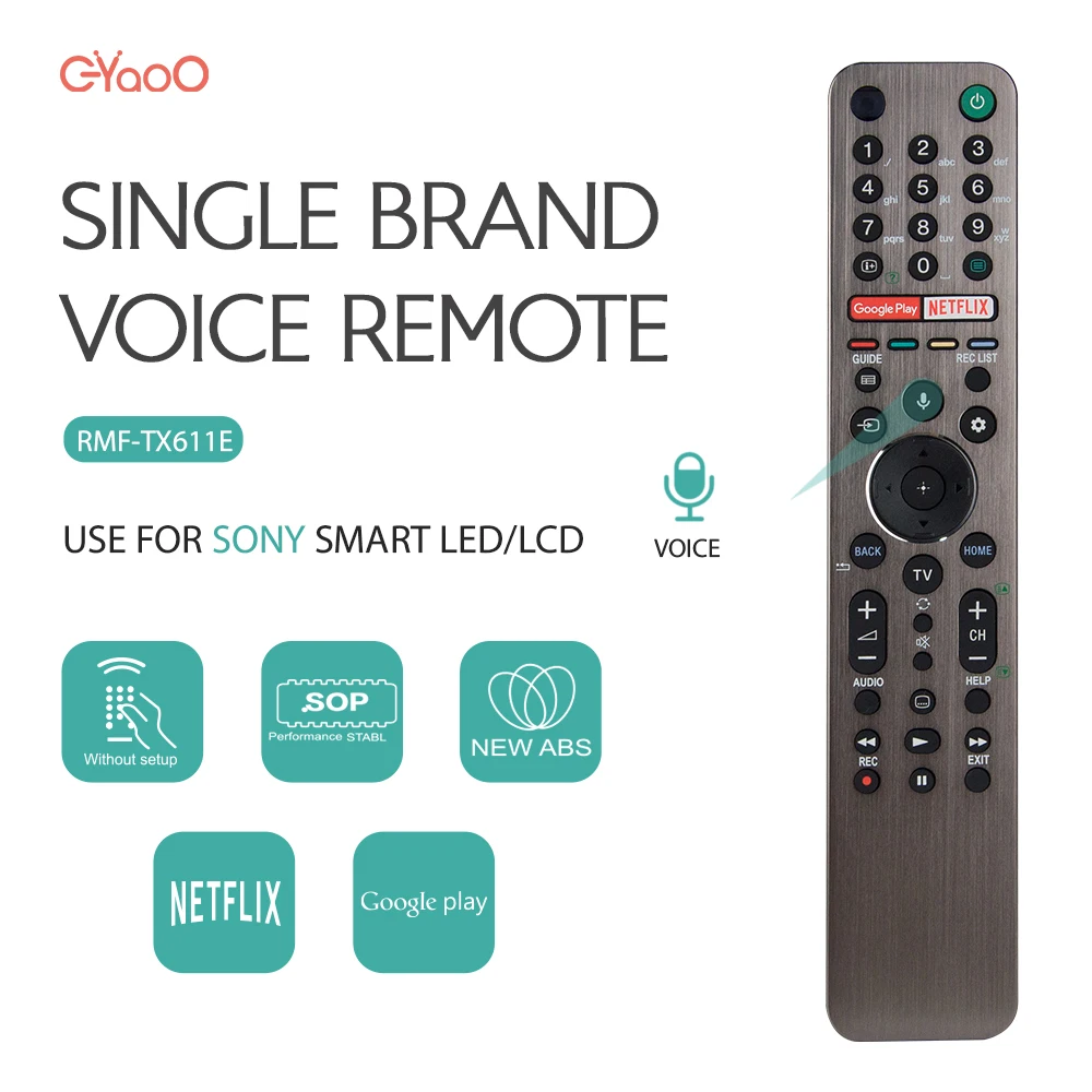 Reemplazo de RMF TX611E remoto de TV por voz, retroiluminación para ...