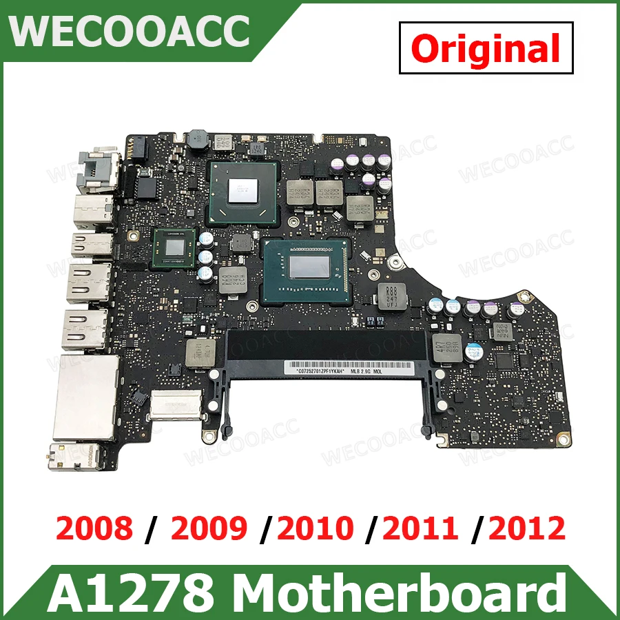 Placa base Original A1278 para MacBook Pro 13 "A1278 placa lógica i5 2,5 GHz i7 2,9 GHz 820 3115 ...