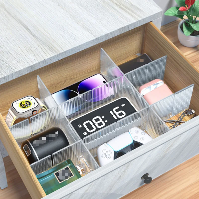 1pc-Drawer-partition-board-Transparent-Storage-Underwear-Socks-storage ...