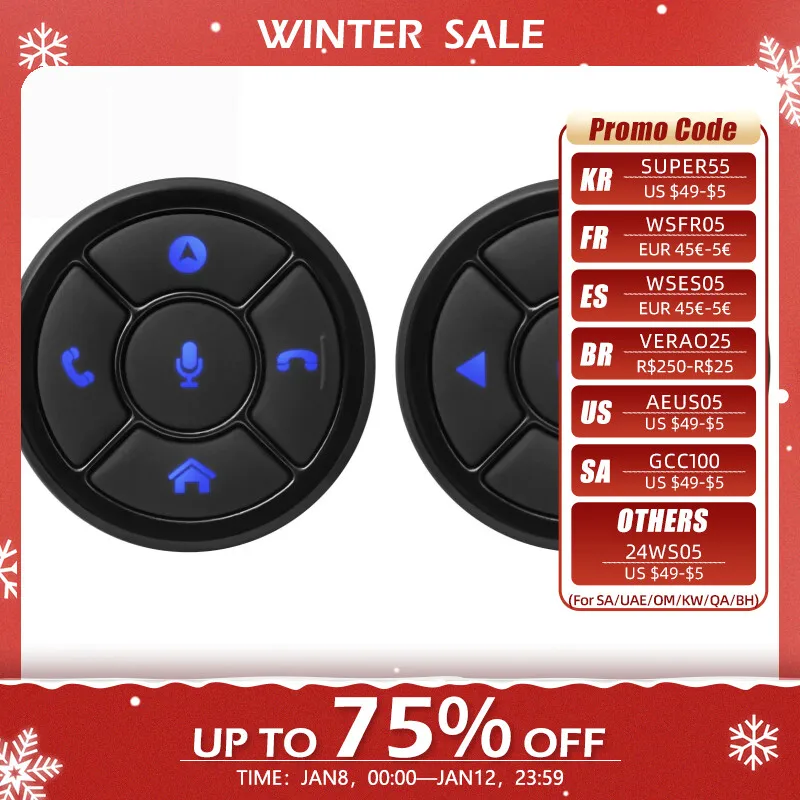 Wireless-Car-Steering-Wheel-Control-Button-10-Keys-for-Car-Radio-DVD ...