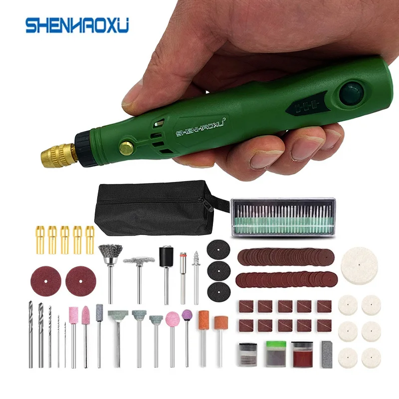 Cordless Mini Drill Rotary Tool Engraving Pen Dremel Tool Accessoraies ...