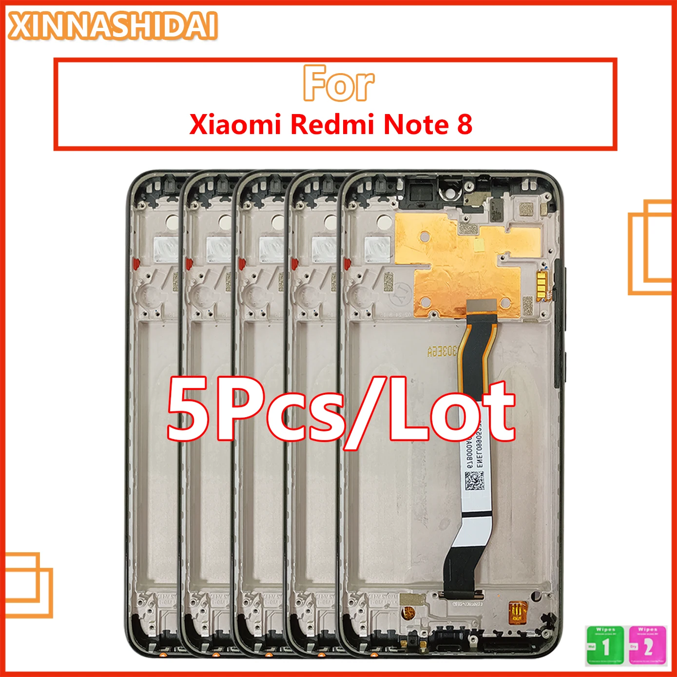 5pcs/lot New Lcd Display For Xiaomi Redmi Note 8 Lcd Display Touch Screen Digitizer Assembly ...