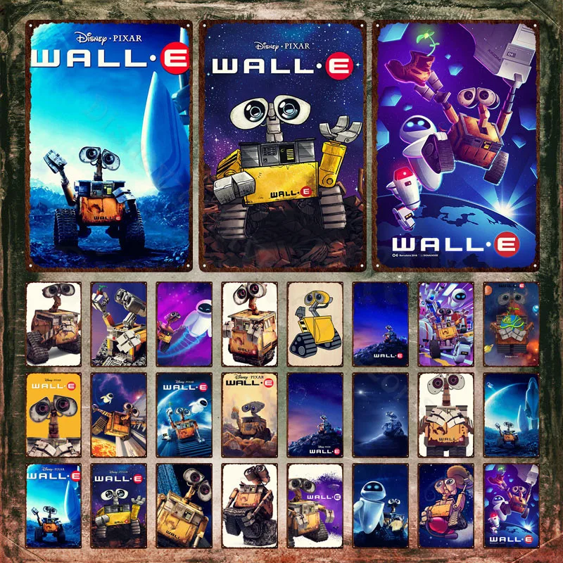 Disney-Walle-Tin-Signs-Pixar-Animation-Studios-Makes-Sci-Fi-Animated ...