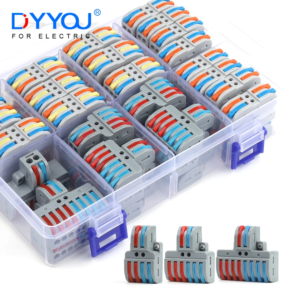 Mini-Schnell-verdrahtung-stecker-Universal-Kompaktsplitter-Elektrokabel ...