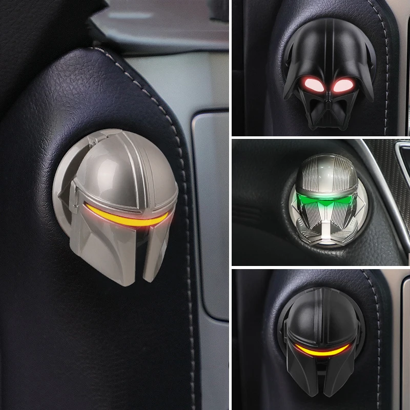 Disney-Mandalorian-Series-Metal-3D-Car-Interior-Engine-Ignition-Start ...