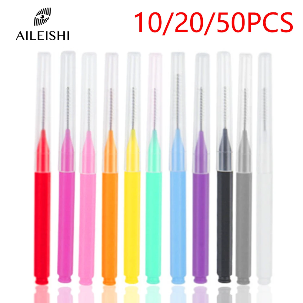 10/20/50Pcs Mini Eyebrow Brush Brow Perm Brush Disposable Brow Lifting ...