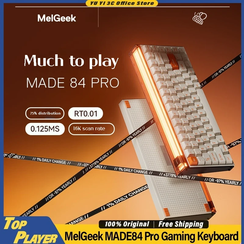 MelGeek-MADE84-Pro-Keyboard-MADE84Pro-Magnetic-Switch-Keyboard-8k ...