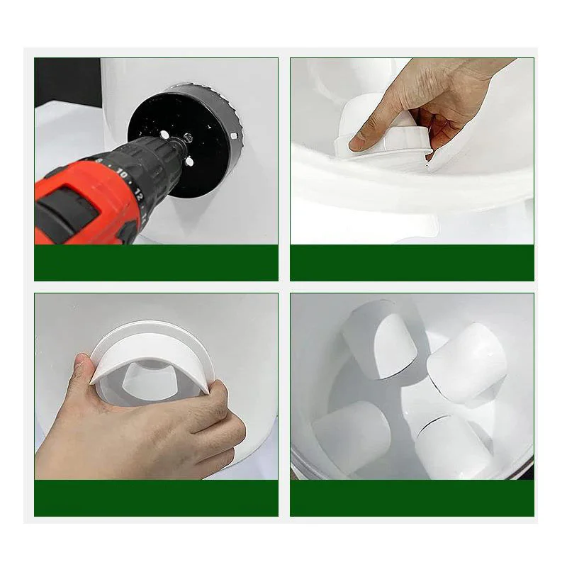 Generic Chicken Feeder Poultry Feeding Supplies Diy Rain Proof Poultry ...