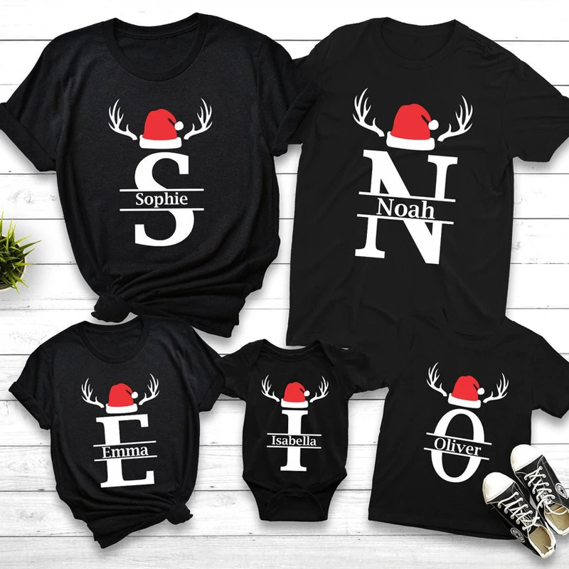 Camisas-navide-as-familiares-a-juego-camisas-familiares-personalizadas-para-sesi-n-de-fotos ...