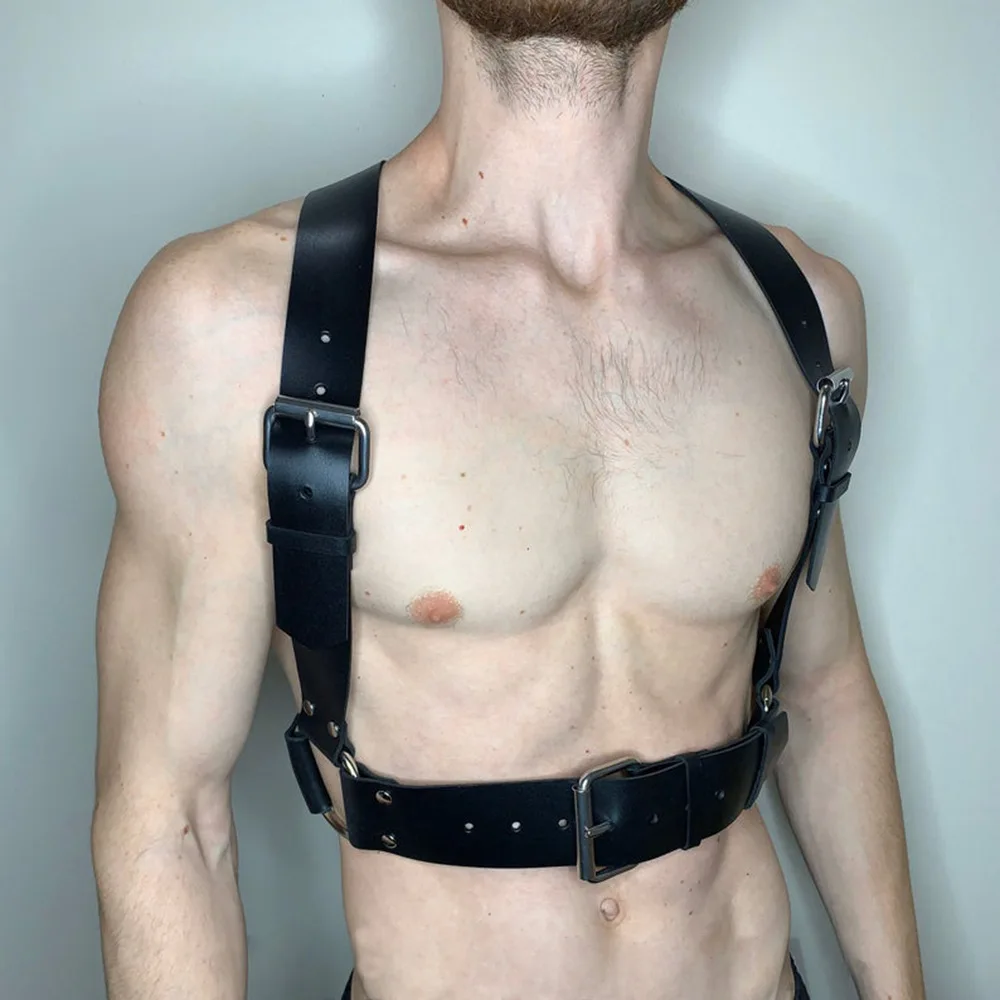 Fetish-Men-Leather-Chest-Harness-Belts-Sexual-Male-Lingerie-Gay-Bondage-Clothes-Punk-Gothic-Rave ...
