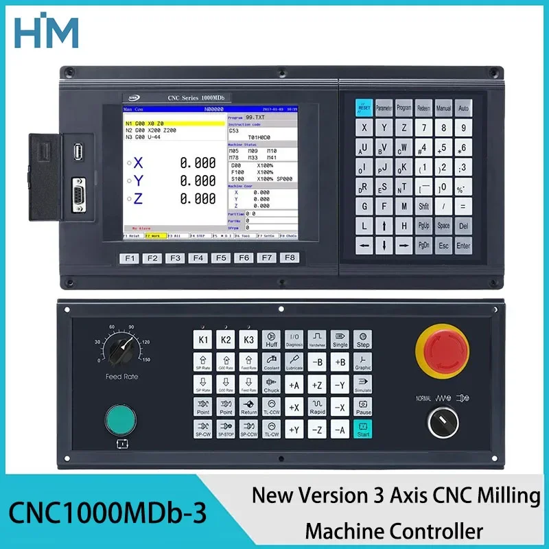 New Version CNC Controller 3 Axis CNC Milling Controller CNC1000MDb ATC ...