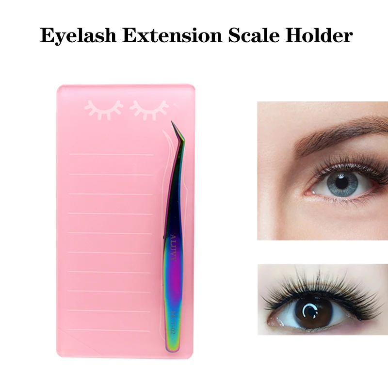 Eyelash Extension Scale Holder Magnetic Acrylic Lash Board Easy to Take ...