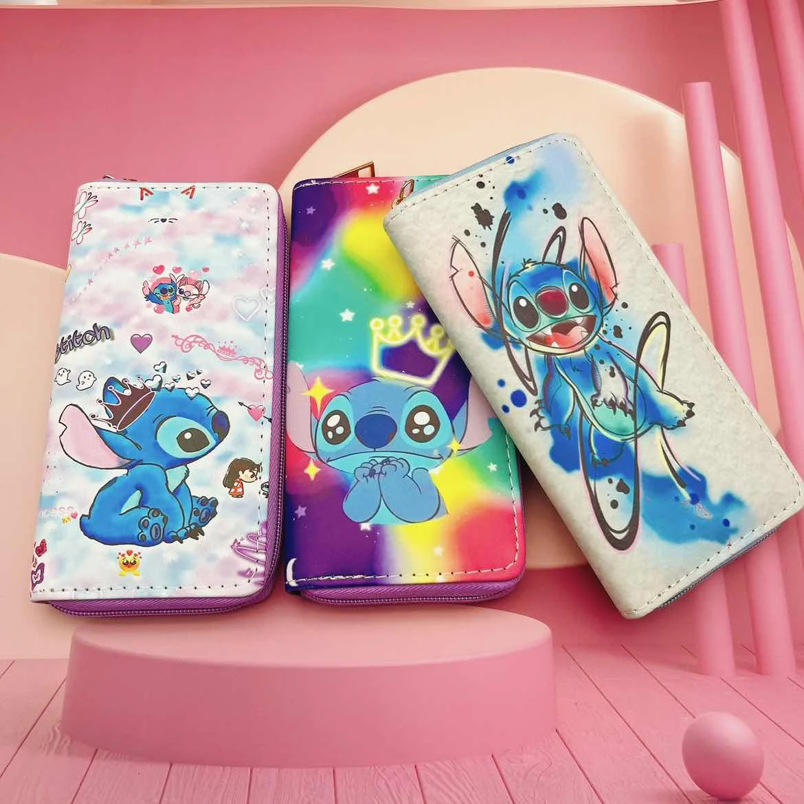 New-Disney-Lilo-Stitch-Woman-Cartoon-Wallet-Coin-Bag-Cute-Anime-Zipper ...