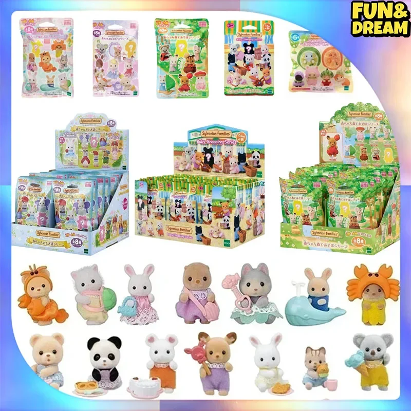 Sylvanian-Families-Kawaii-Blind-Box-Figuras-Collectible-Crian-as-Brinquedos-Decora-o-Presente-Gr ...