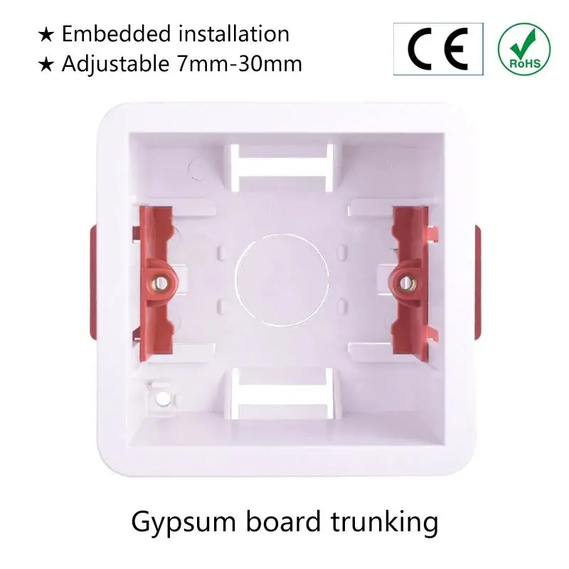 86-type-gypsum-board-trunking-wall-mounted-switch-socket-installation ...
