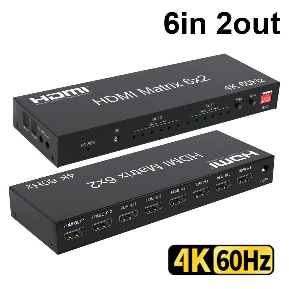 4K-60HZ-6x2-Video-Wall-Controller-HD-6in-2out-For-HMDI-Matrix-Switch ...