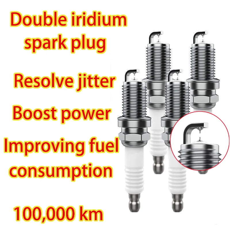 1pcs-High-Performance-Auto-Spark-Parts-Double-Iridium-Spark-Plug-For ...
