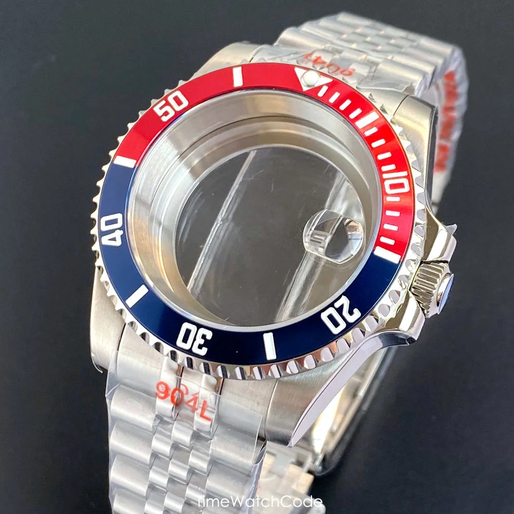 40mm SEA Diver Watch Case Modified for SUB Men Watch fit for NH34 NH35 ...