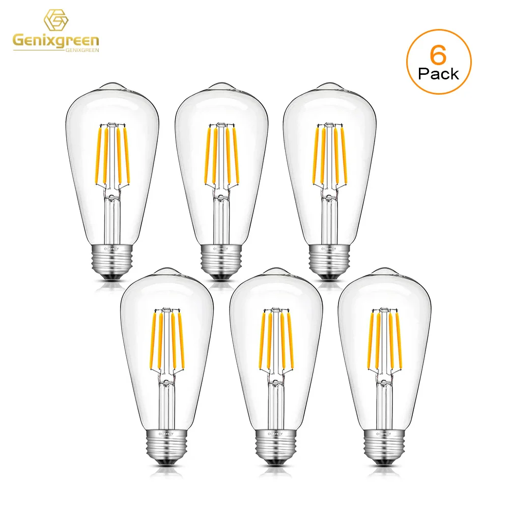 Glass Energy Light Lamp | Dimmable E27 Led Bulb | 2700k Dimmable Lights ...