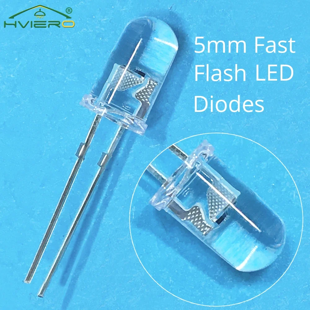 100Pcs-Min-F5-Mm-Round-Fast-Slow-Flash-RGB-Led-Rainbow-Bulbs-Red-Green ...