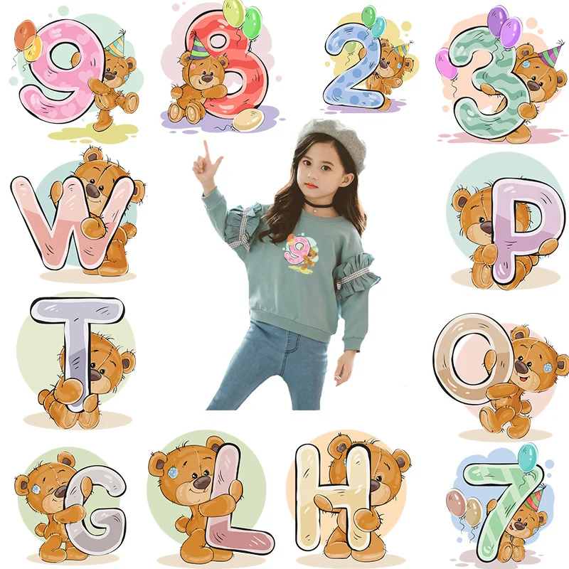 Переводные Буквы И Цифры | Heat Transfer Letters Washable - Patches ...