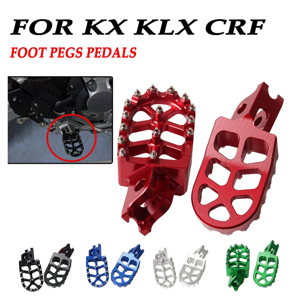 FootRest-Footpegs-Foot-Pegs-Pedal-For-KX250F-KX250-KX450F-KX450-KLX450R ...
