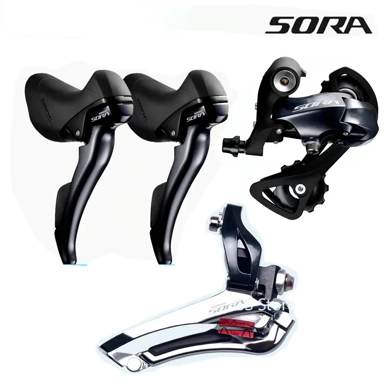 SORA-R3000-Groupset-R3000-Derailleurs-ROAD-Bicycle-2x9-Speed-SL-ST ...