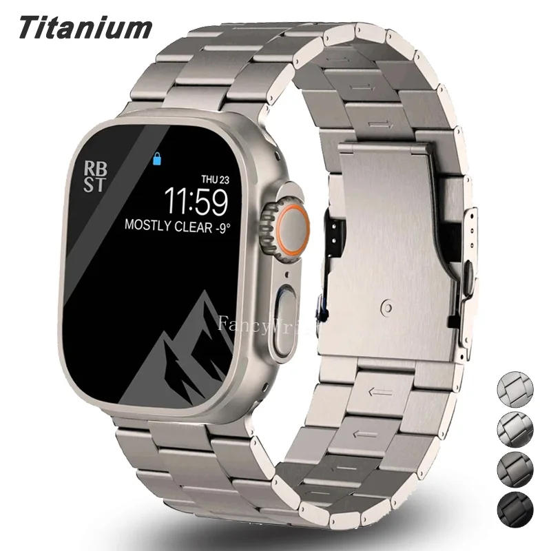 Luxury-Titanium-Strap-for-Apple-Watch-Ultra-49mm-45mm-44-42mm-Ultra2 ...