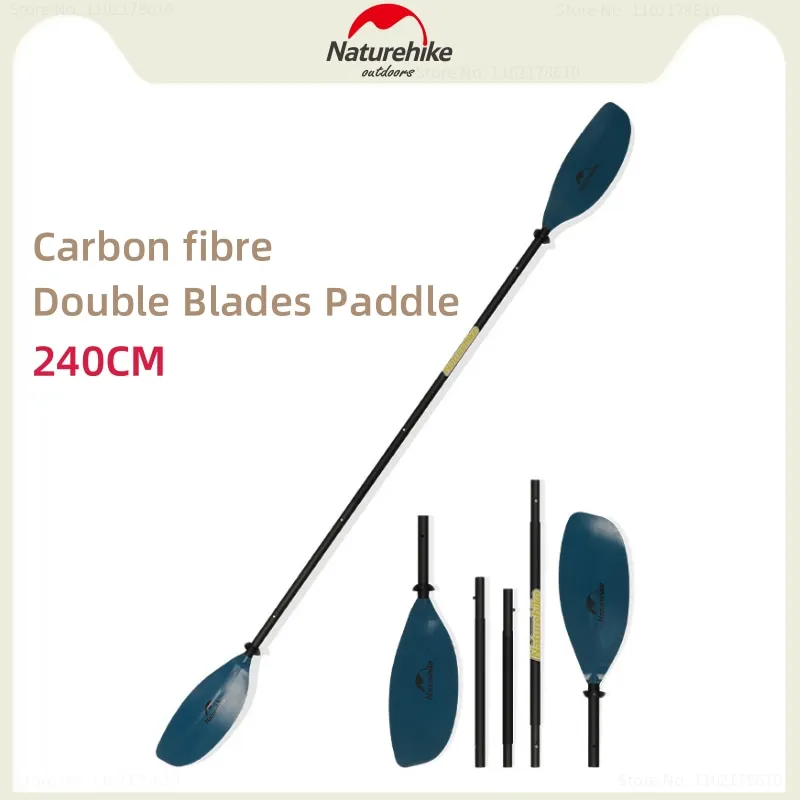 Naturehike-5-section-Kayak-Rowing-Oars-240cm-Double-Head-Blades-Paddle ...