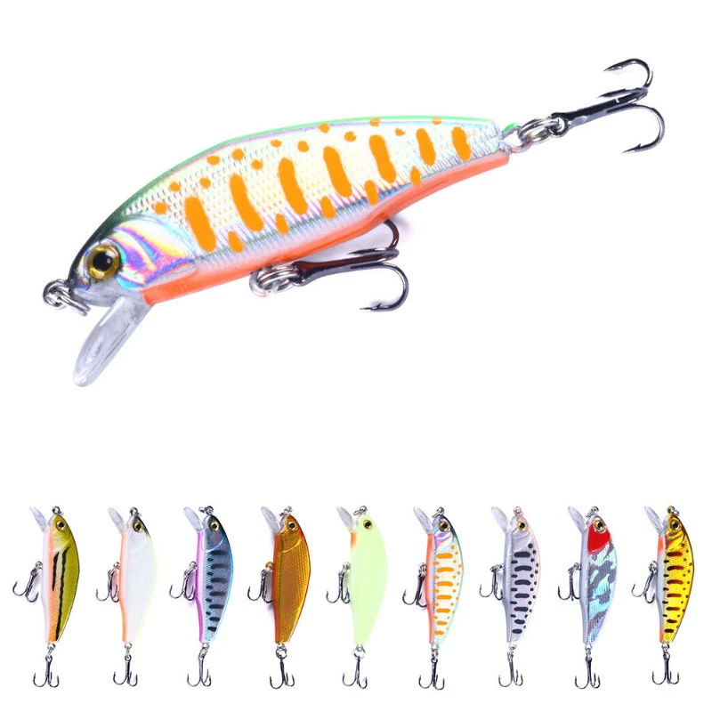 9 Pcs Minoruya Lures 3G Hickory Micro-object Long-cast Hover Slow ...
