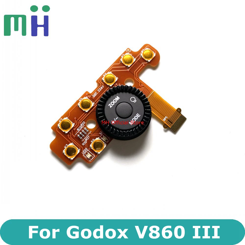 NEW-For-Godox-V860III-V860-III-Key-Board-Keyboard-Dial-Panel-Wheel-Mode ...