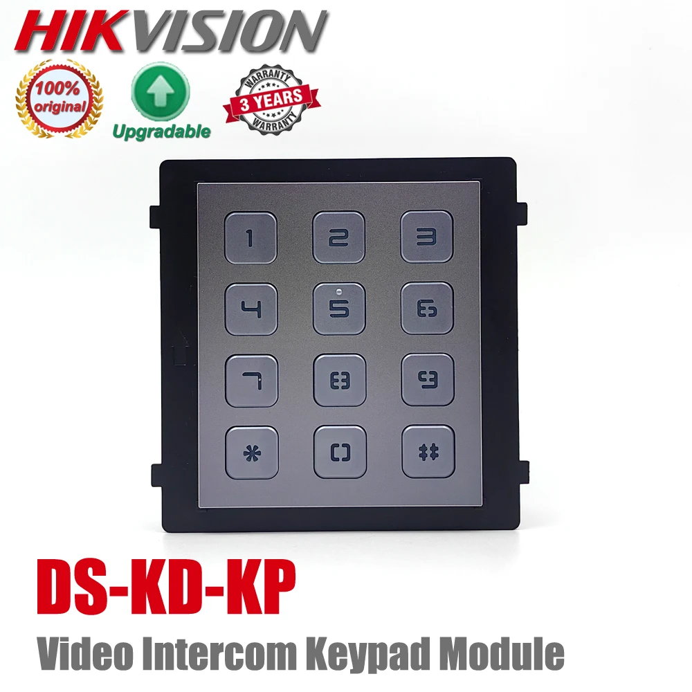 Original Hikvision DS-KD-KP Modular Door Station Keypad Module Video ...