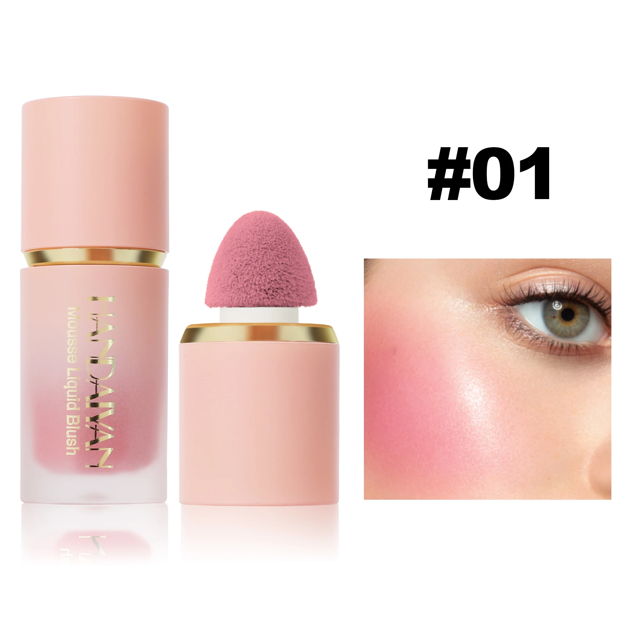 Handaiyan-Matte-Glitter-Face-Liquid-Blusher-Smooth-Cheek-Eye-Mousse-Blush-Highlighter-Stick ...